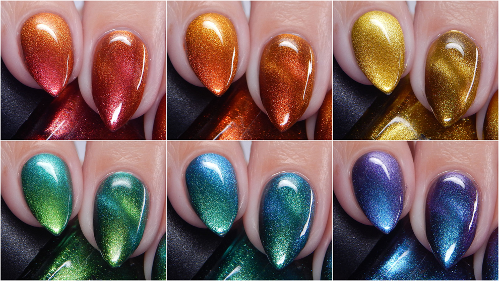 Rainbow Magnetics 6 Piece Set – Monarch Lacquer