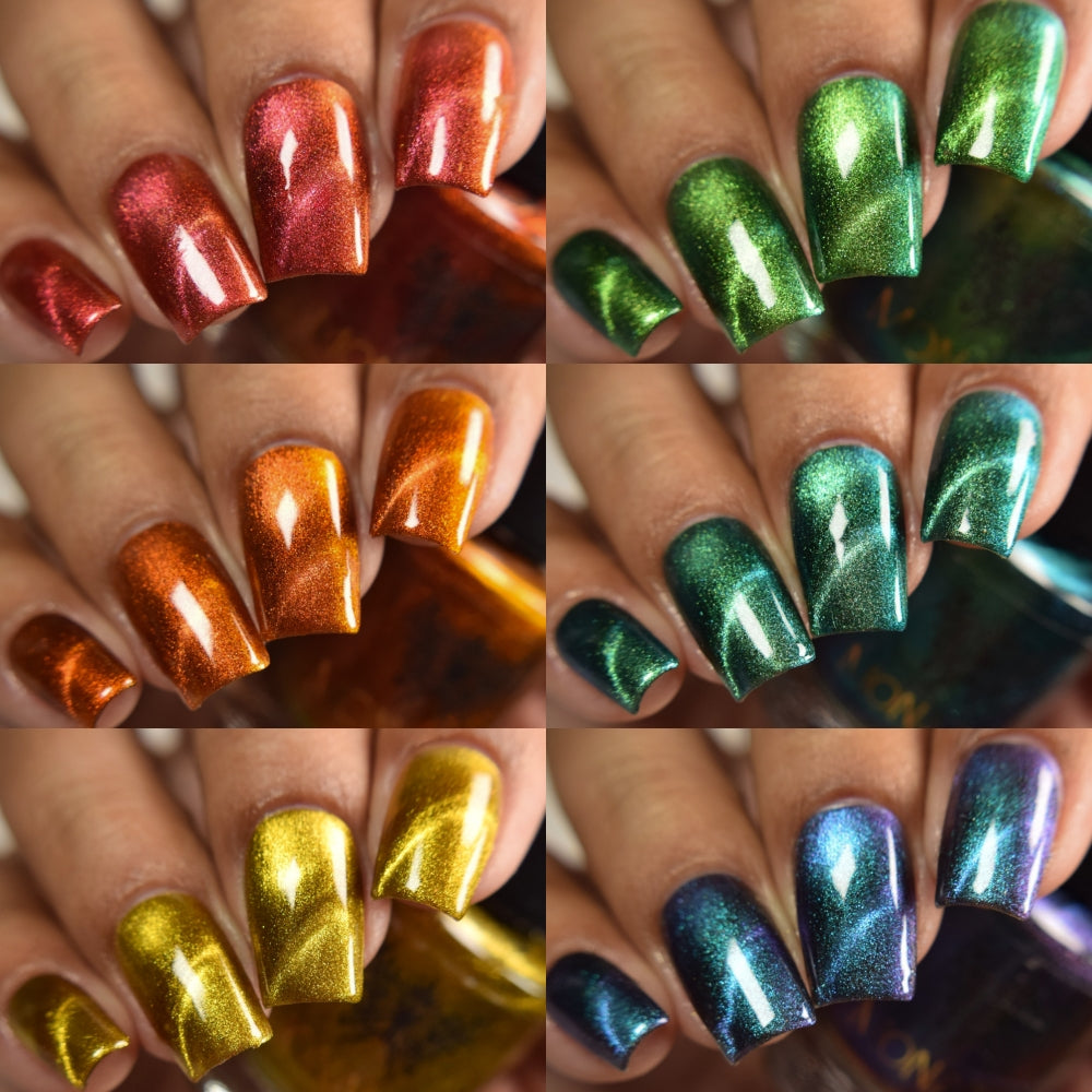 Rainbow Magnetics 6 Piece Set – Monarch Lacquer