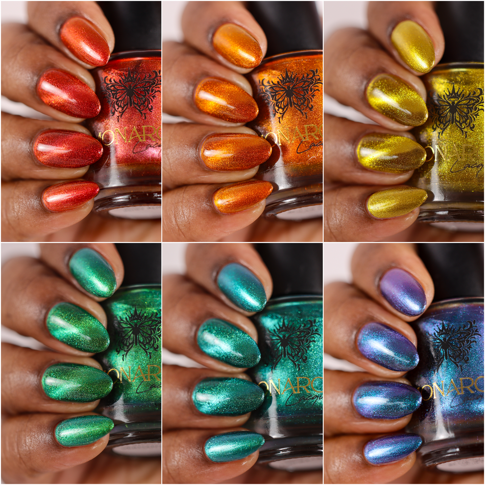 Rainbow Magnetics 6 Piece Set – Monarch Lacquer
